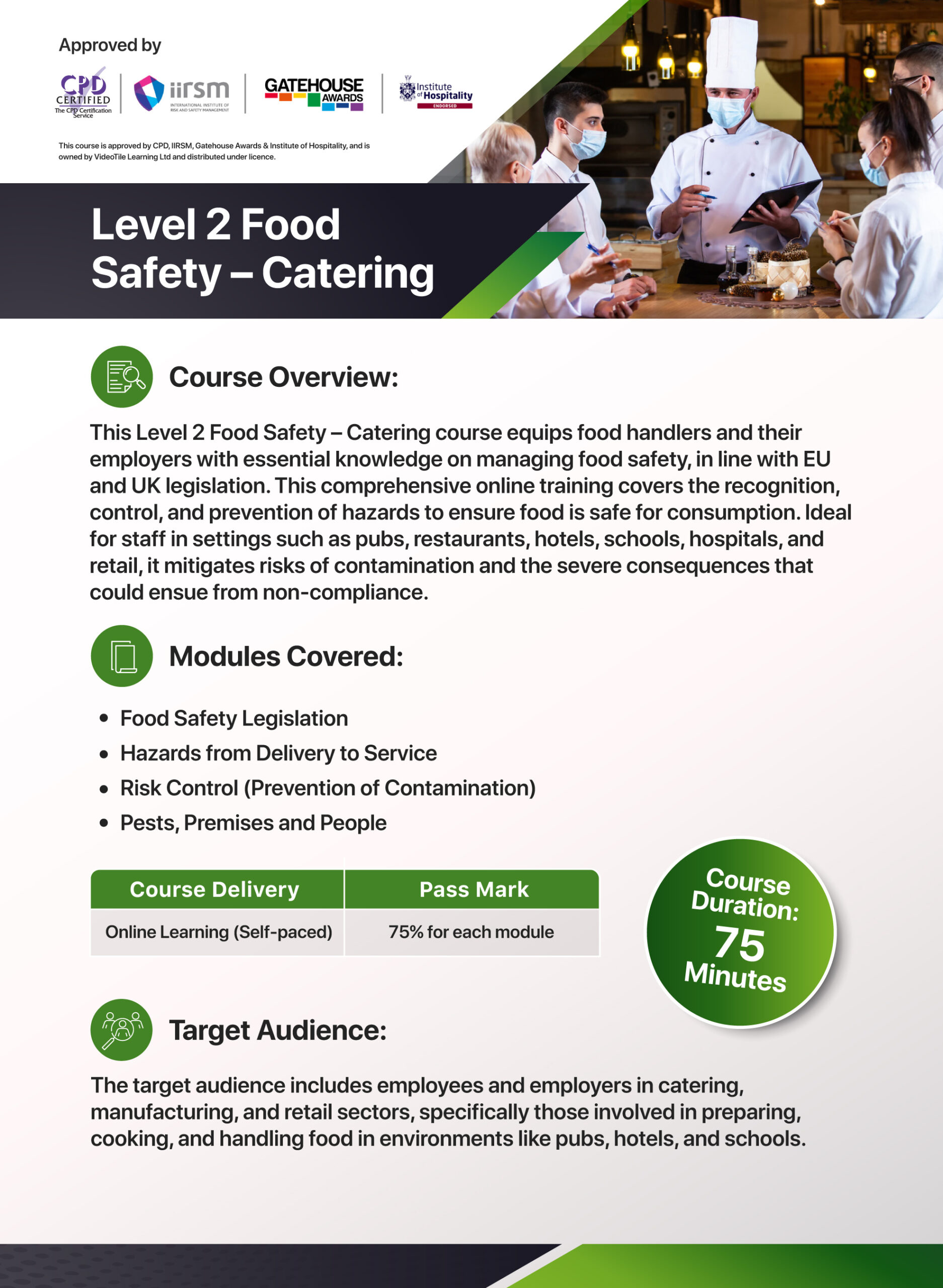 Level 2 Food Safety - Catering - Study 365