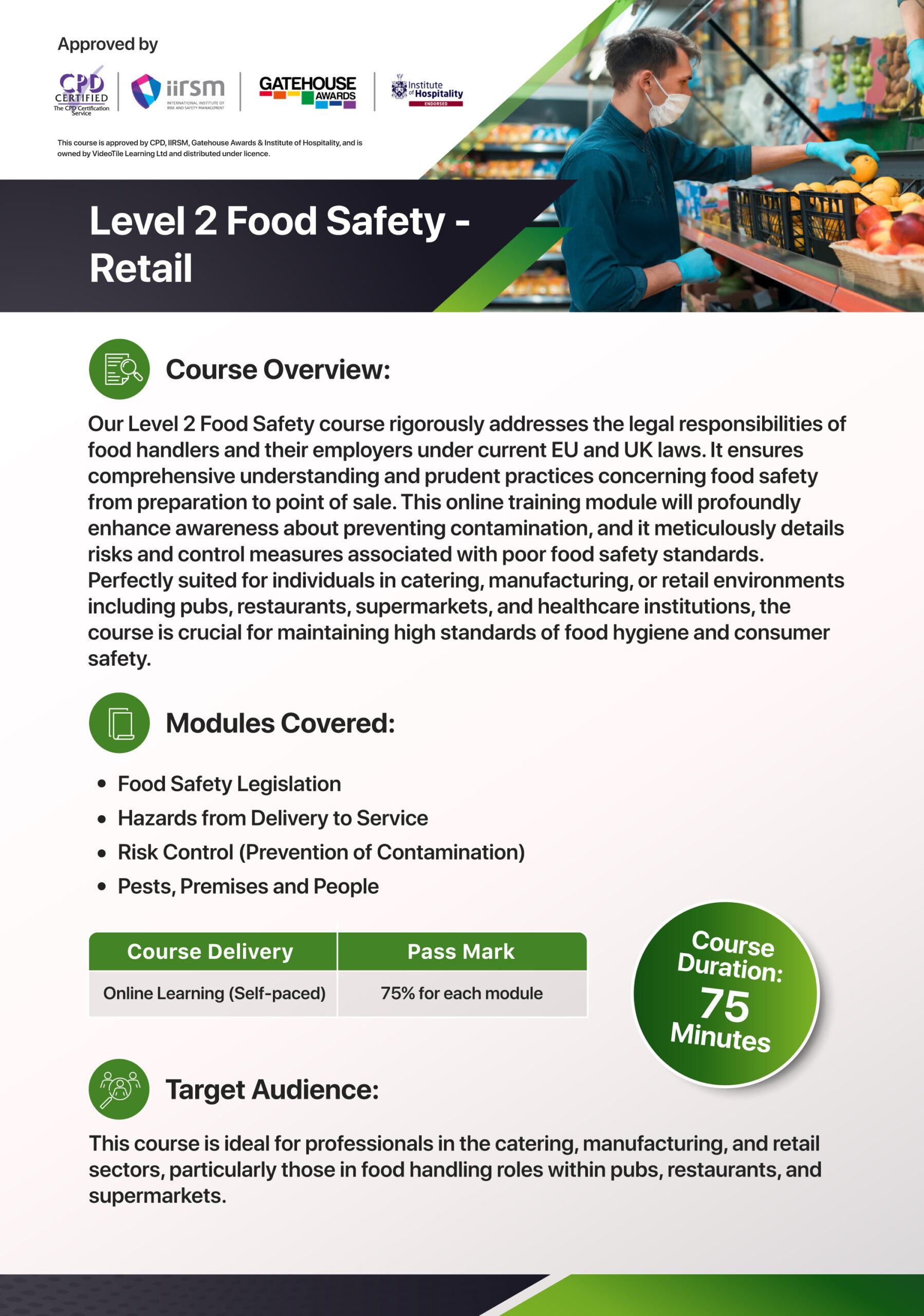 Level 2 Food Safety - Retail - Study 365